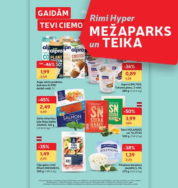 Akciju bukleti un piedāvājumi | rimi.lv