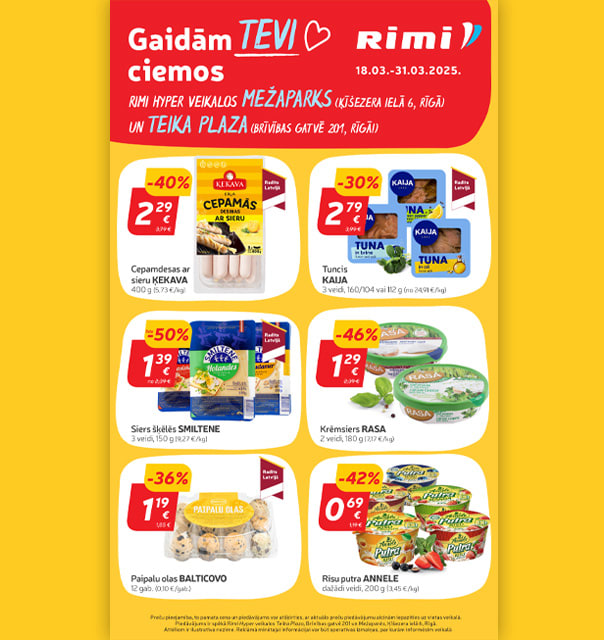 Akciju bukleti un piedāvājumi | rimi.lv