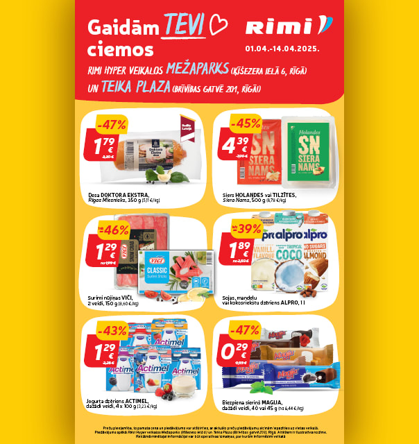 Akciju bukleti un piedāvājumi | rimi.lv