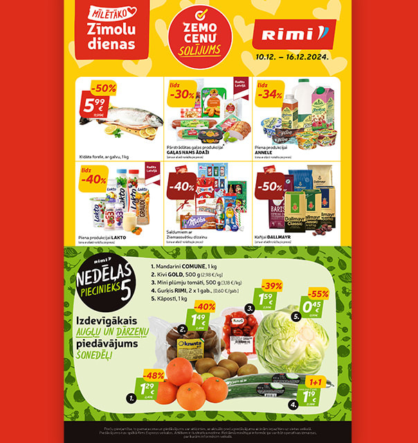 Akciju bukleti un piedāvājumi | rimi.lv