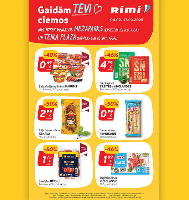 Akciju bukleti un piedāvājumi | rimi.lv