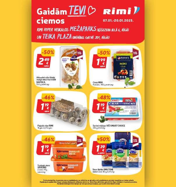 Akciju bukleti un piedāvājumi | rimi.lv