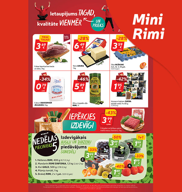 Akciju bukleti un piedāvājumi | rimi.lv