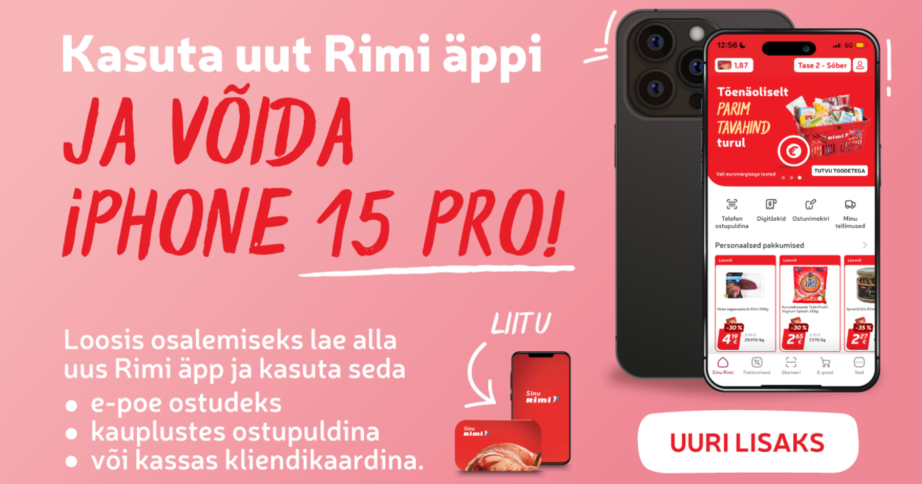 Sinu RIMI kliendikaardi tarbijamängu kampaaniareeglid