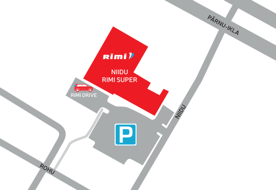 Pärnu Niidu Rimi mobiilne Drive | Rimi e-pood