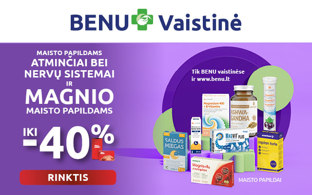 „Rimi“ - „Benu“ vaistinėse iki -40 % maisto papildams atminčiai bei ...