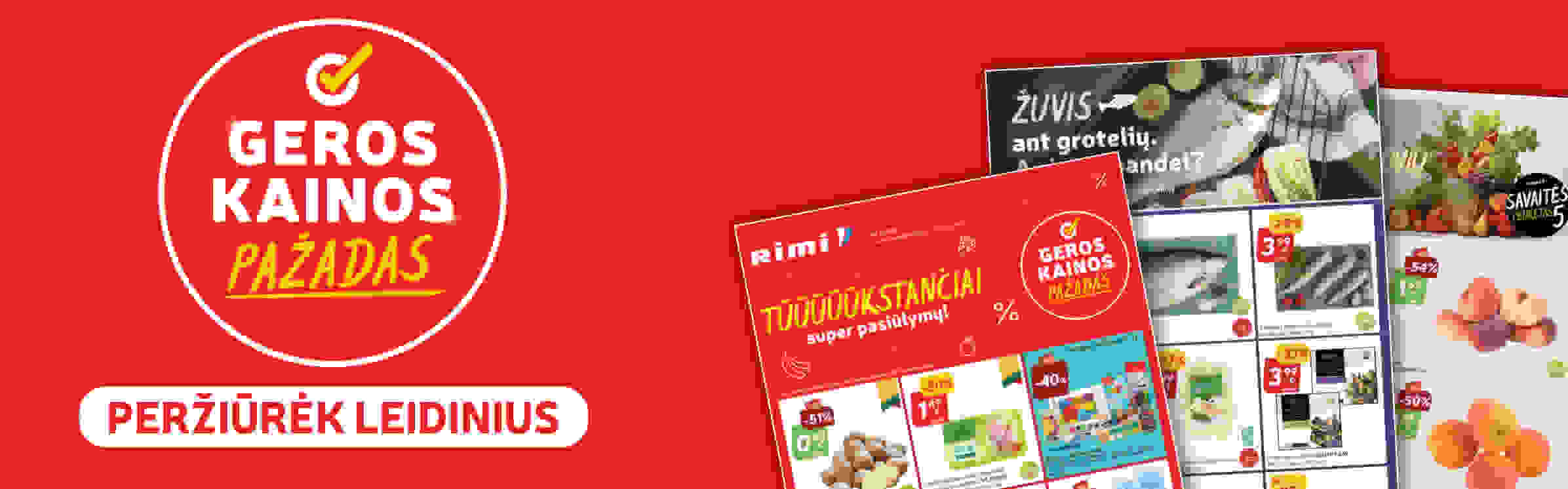 Šios savaitės akcijos RIMI maisto prekių parduotuvėse ir internete ...