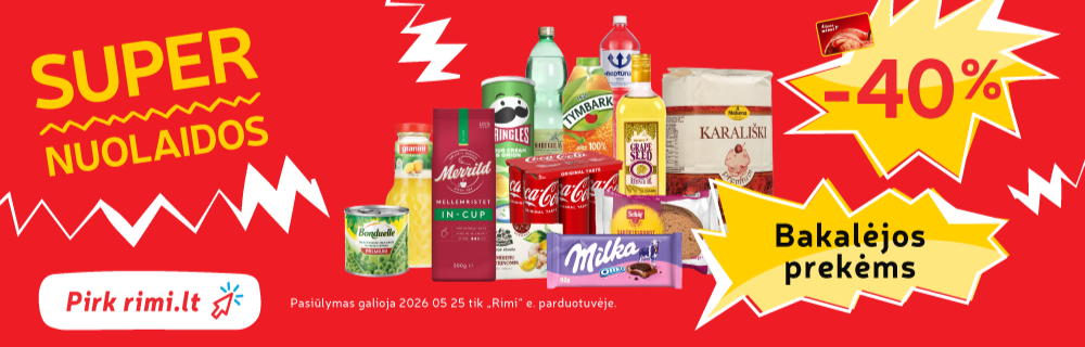 Super nuolaidos Rimi e-parduotuvėje!