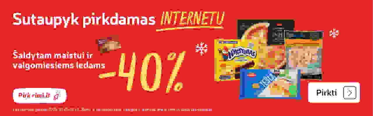 Ledai | Ledo kubeliai | Šaldyti produktai| Rimi