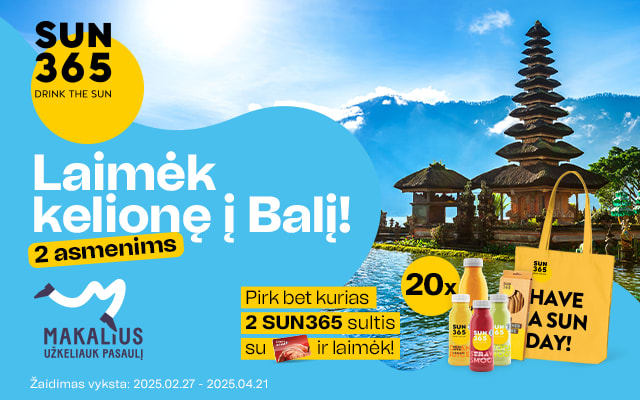 „Rimi“ - SUN365 Laimėk kelionę į Bali!