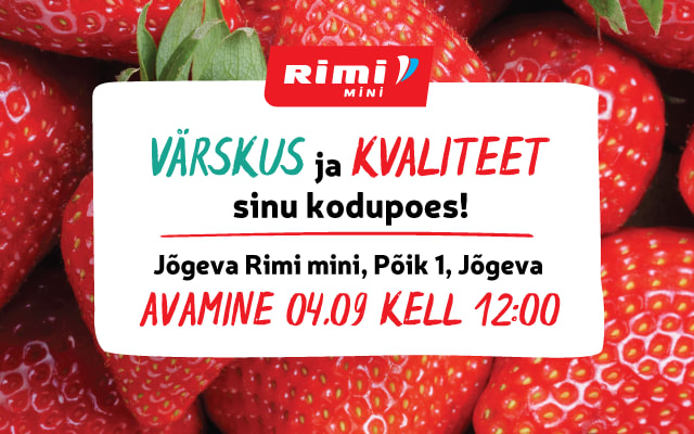 Rimi - Taasavame Jõgeva Rimi mini!