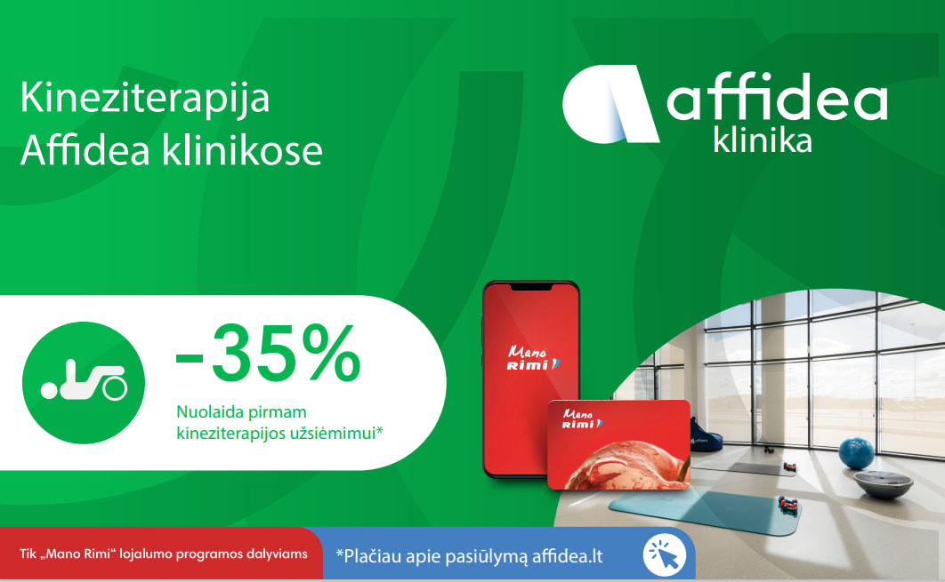 „Rimi“ - Su „Mano Rimi“ kortele – 35 % nuolaida pirmam kineziterapijos ...
