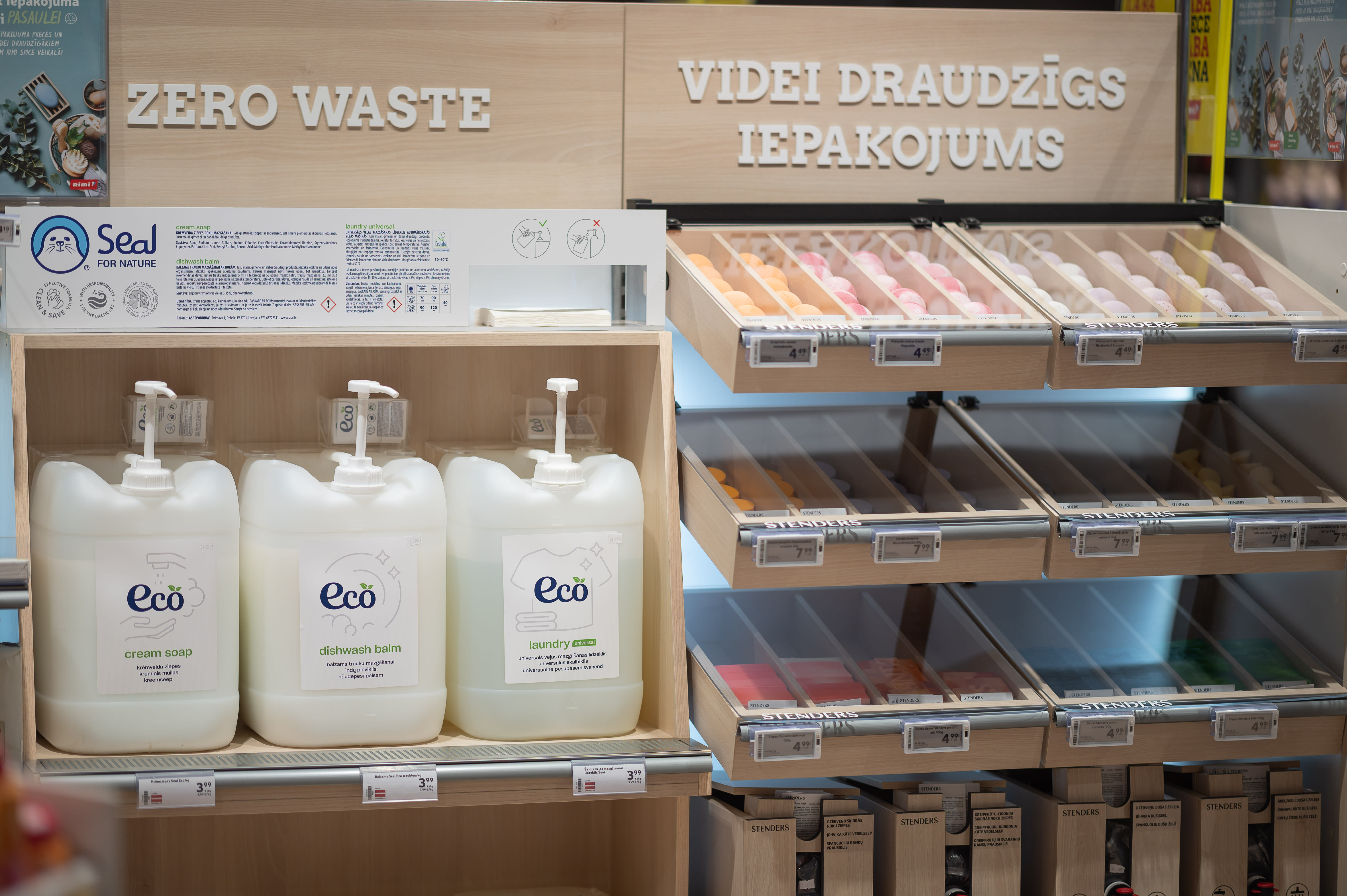 Rimi - Beziepakojuma preces Rimi veikalos