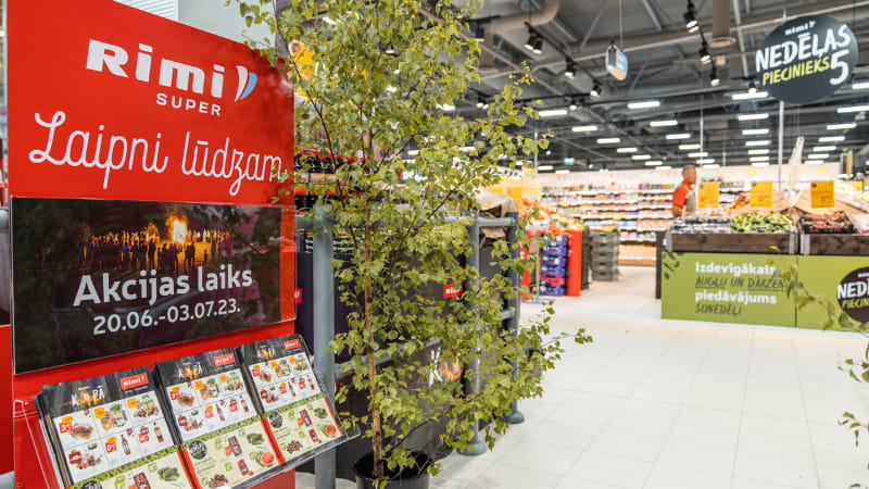 Rimi - Durvis ver jauns Rimi veikals Piņķos