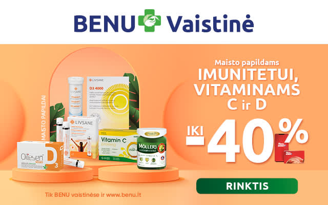 „Rimi“ - „Benu“ vaistinėse iki -40 % maisto papildams IMUNITETUI ...