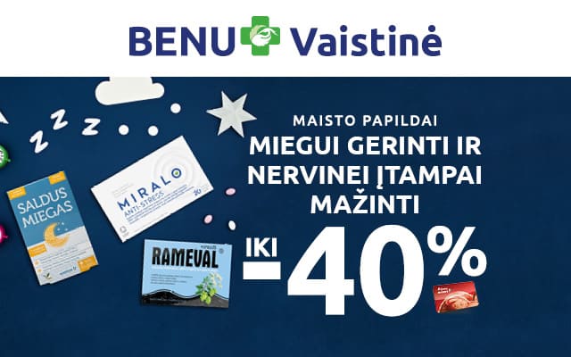 „Rimi“ - „Benu“ vaistinėse iki -40 % maisto papildams MIEGUI GERINTI ...