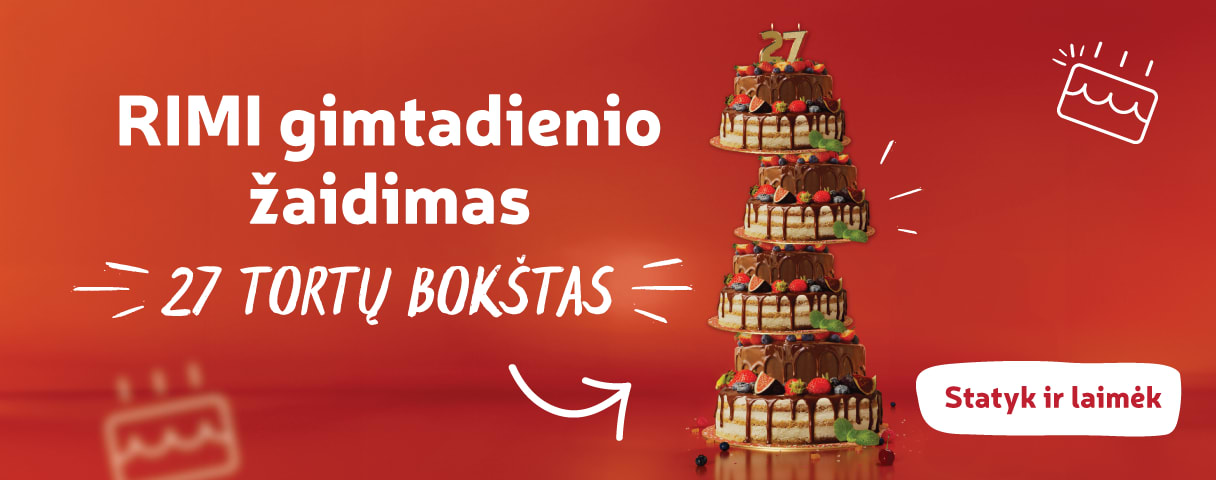 Apsipirk protingai - rask geriausius pasiūlymus ir akcijas RIMI