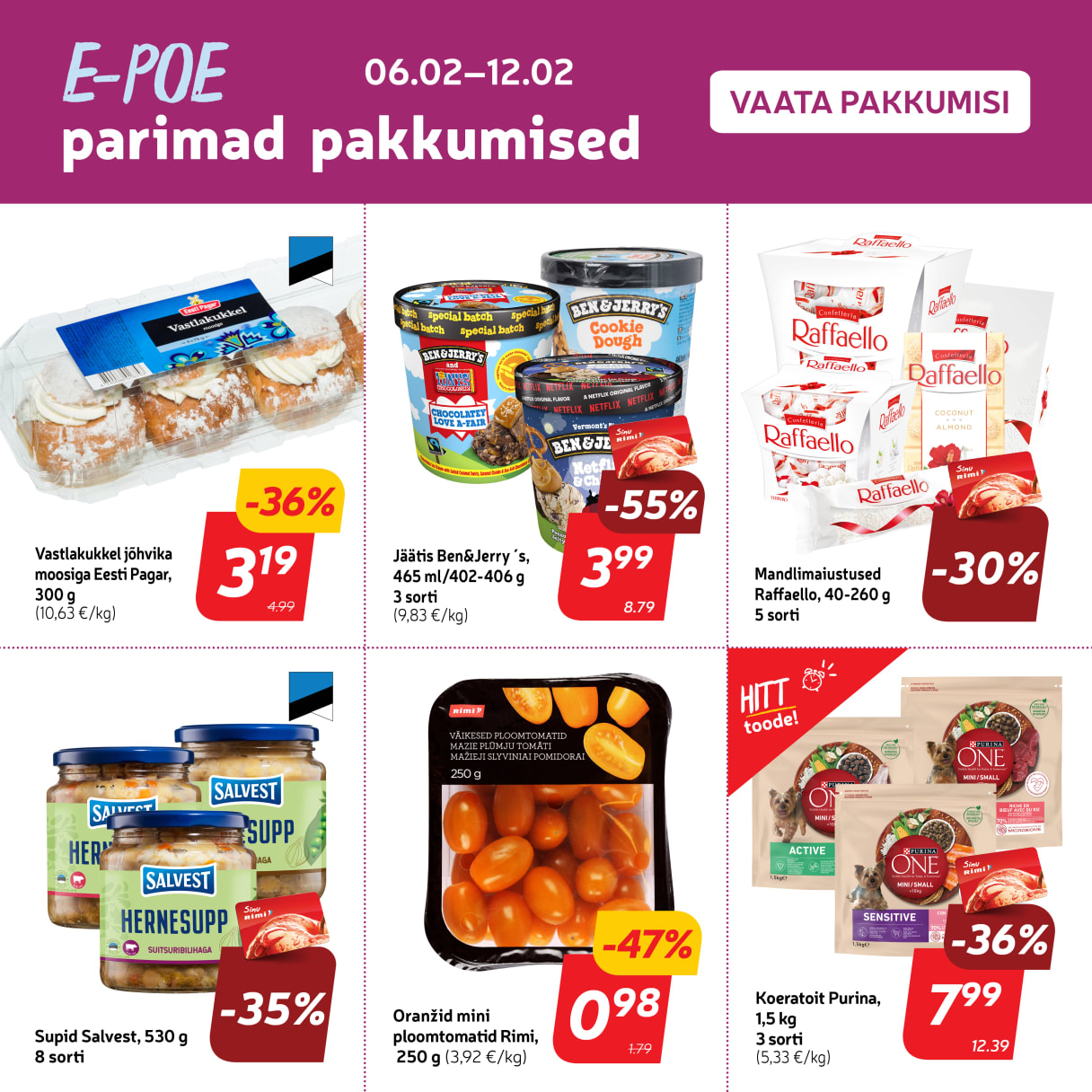 Rimi E-Pood | Telli Toit Koju, Kontorisse Või Tule Ise Järele