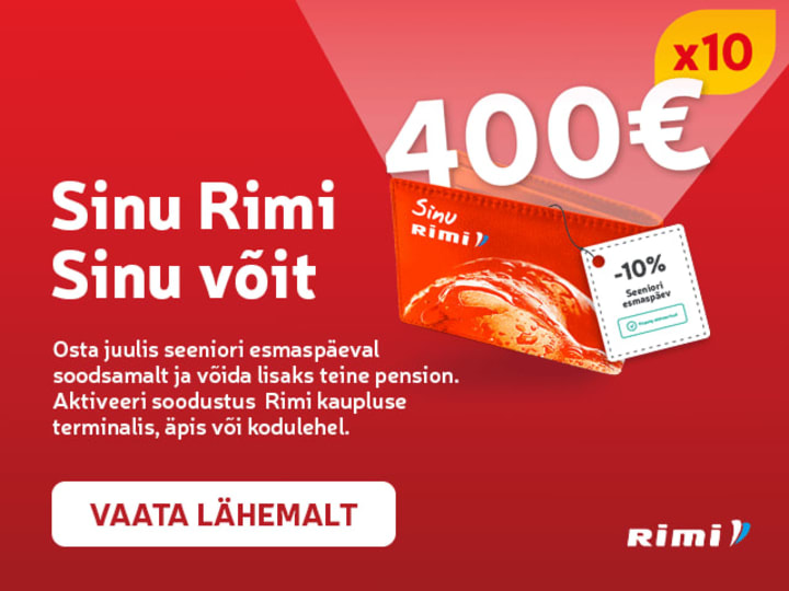 Rimi e-pood | Telli kaup koju või tule järgi