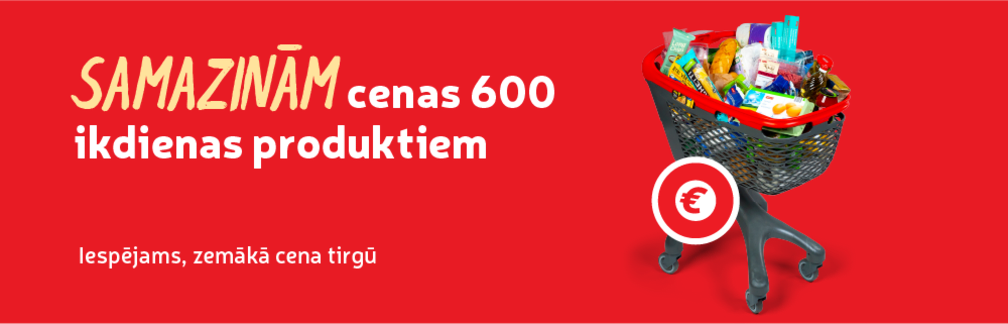 Rimi samazina cenas 600 produktiem