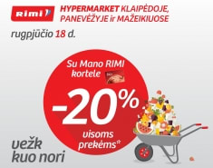 „Rimi“ - Šiandien „Vežk kuo nori“ Klaipėdos, Panevėžio ir Mažeikių ...