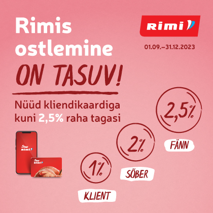 Miks liituda Sinu Rimi programmiga? Rimi